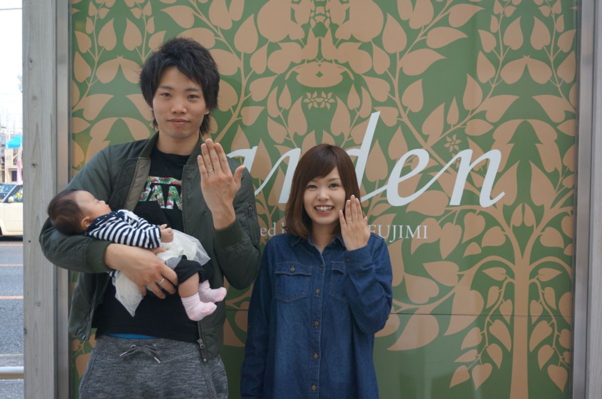 【G様＆C様】キラキラしててすごくきれいgarden(ガーデン)｜Ringraph(リングラフ)