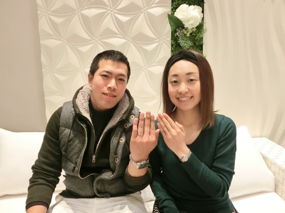 T様＆N様【garden(ガーデン)】良い結婚指輪を見つける事ができました！！｜ 結婚指輪・婚約指輪の口コミならRingraph