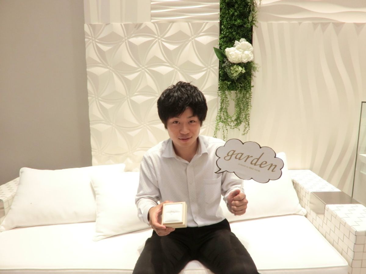 U様＆N様【garden(ガーデン)】美しい。｜ 結婚指輪・婚約指輪の口コミならRingraph