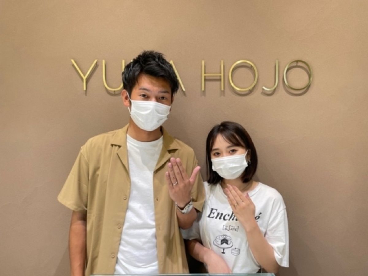 【SK】滋賀県草津市 ユカホウジョウの婚約指輪・結婚指輪をご成約いただ…garden(ガーデン)｜Ringraph