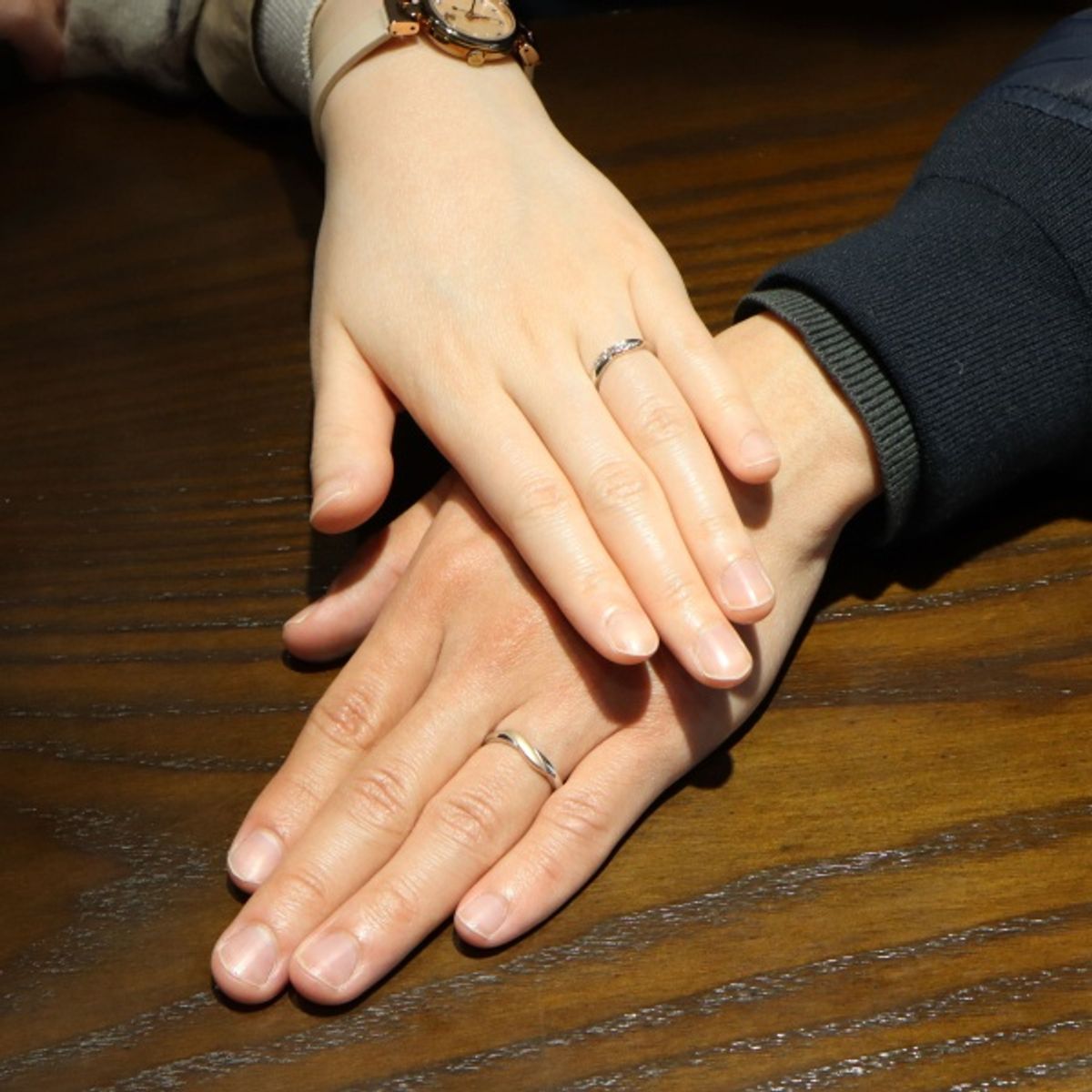T様・H様【LEGAN(レガン)】誰とも被らない指輪を作りたいと思い 来店しま…｜ 結婚指輪・婚約指輪の口コミならRingraph