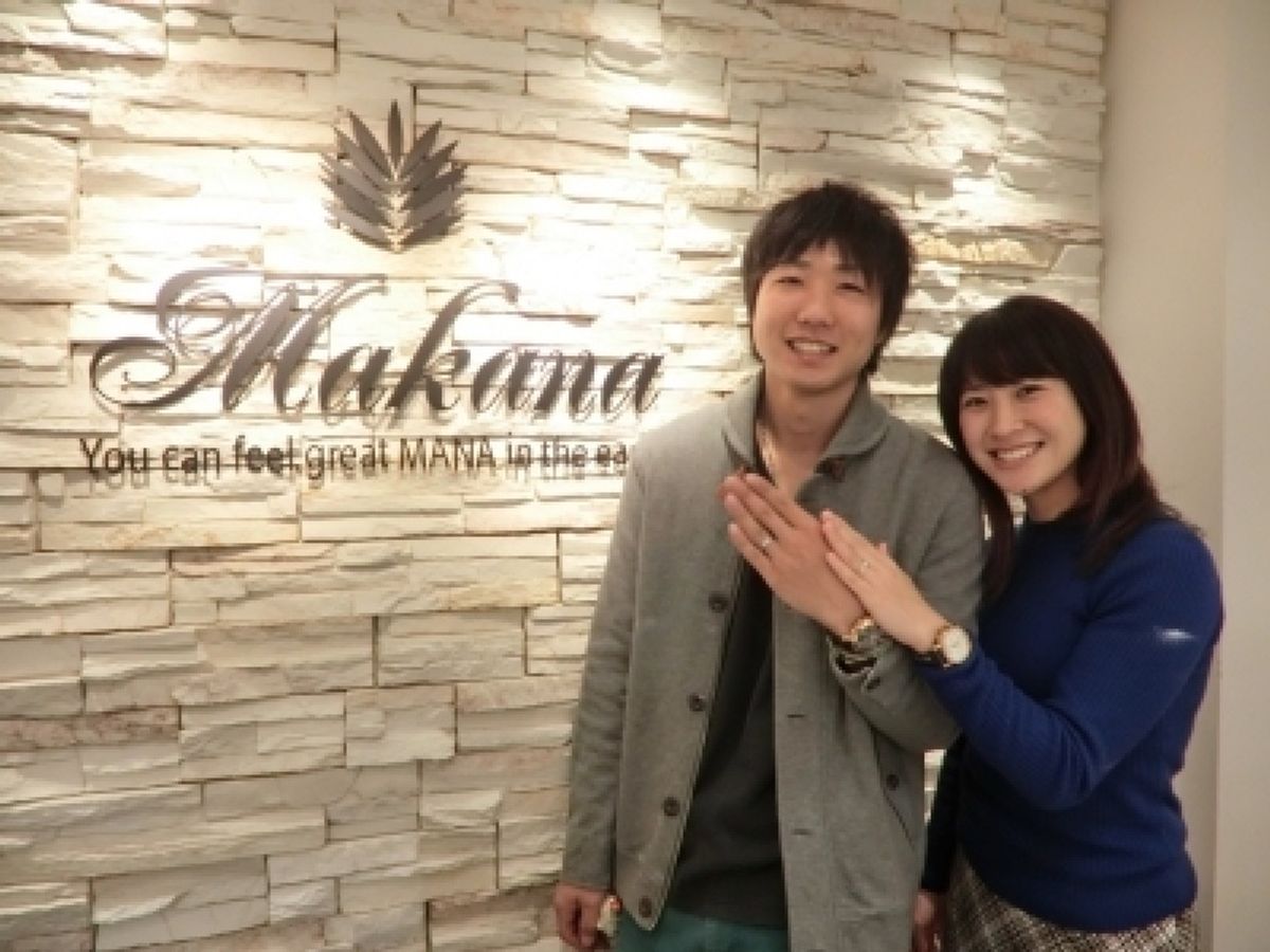 MTUHH【Makana(マカナ)】Makanaとっても美しいデザインです｜ 結婚指輪・婚約指輪の口コミならRingraph