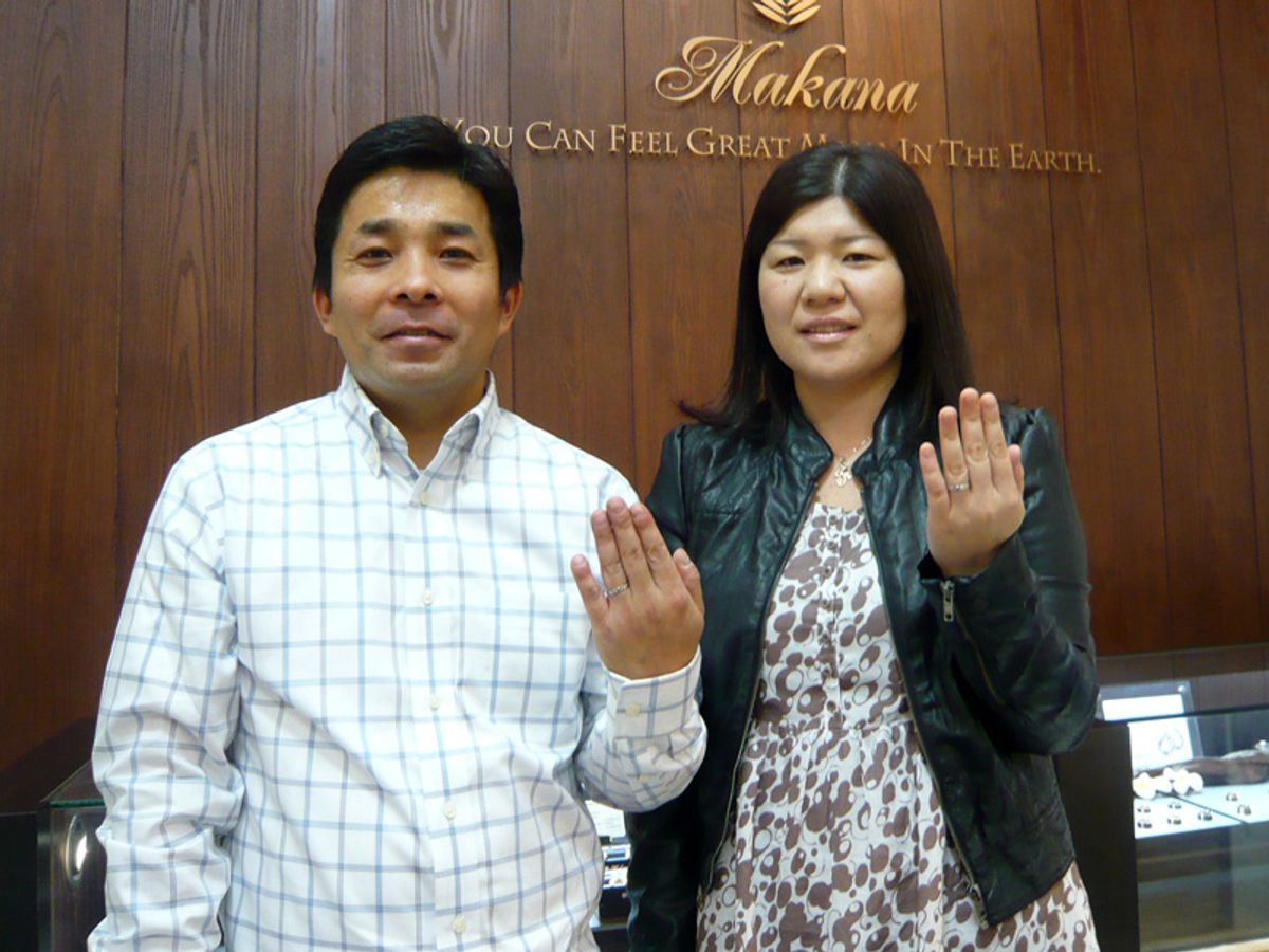 J・M様 K・M様【Makana(マカナ)】他には無い“マカナデザイン&rdquo…｜ 結婚指輪・婚約指輪の口コミならRingraph