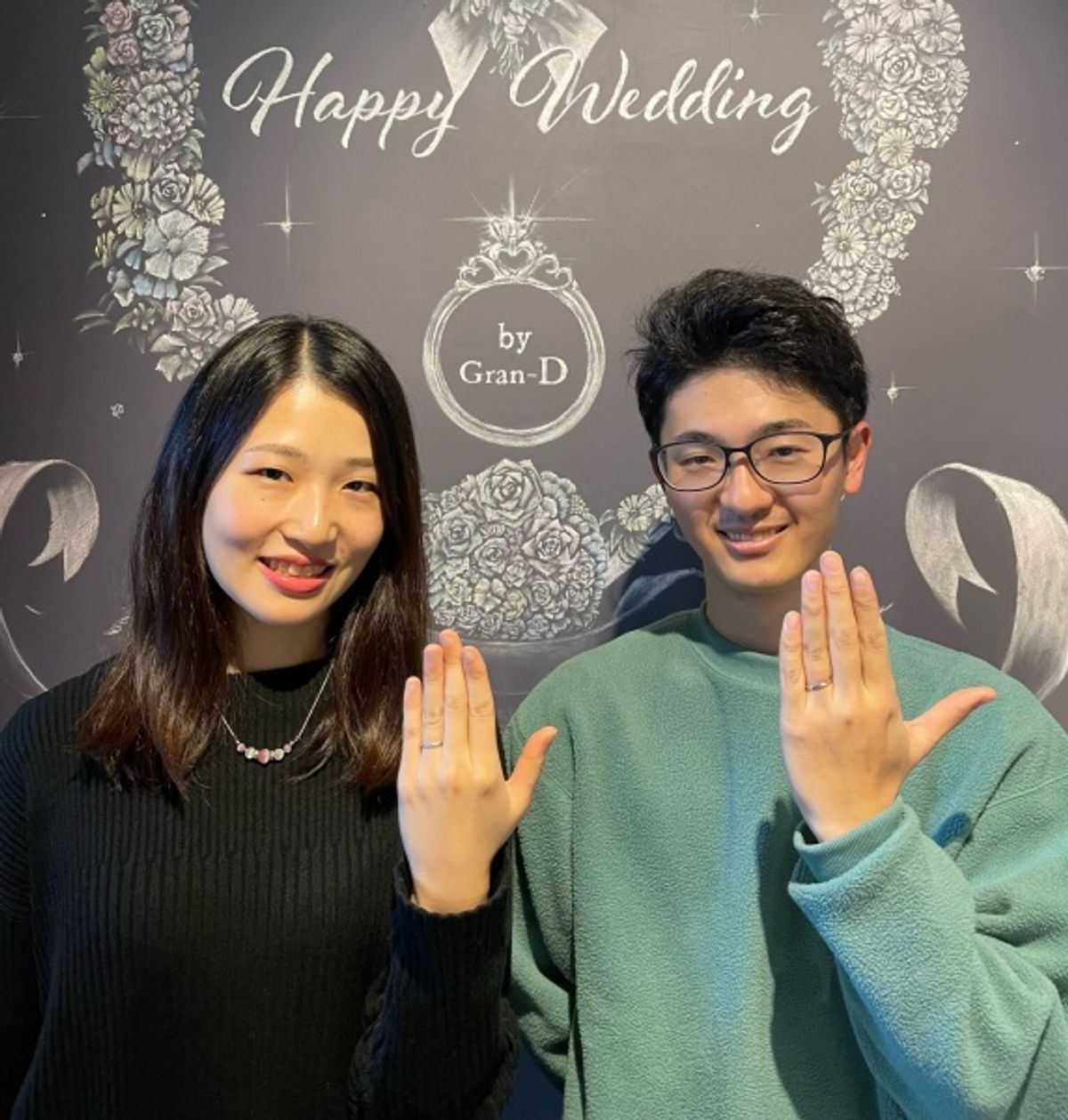 Y様カップル【Gran‐D(グランディー)】コレ好き！に出逢えたおふたり♪｜ 結婚指輪・婚約指輪の口コミならRingraph