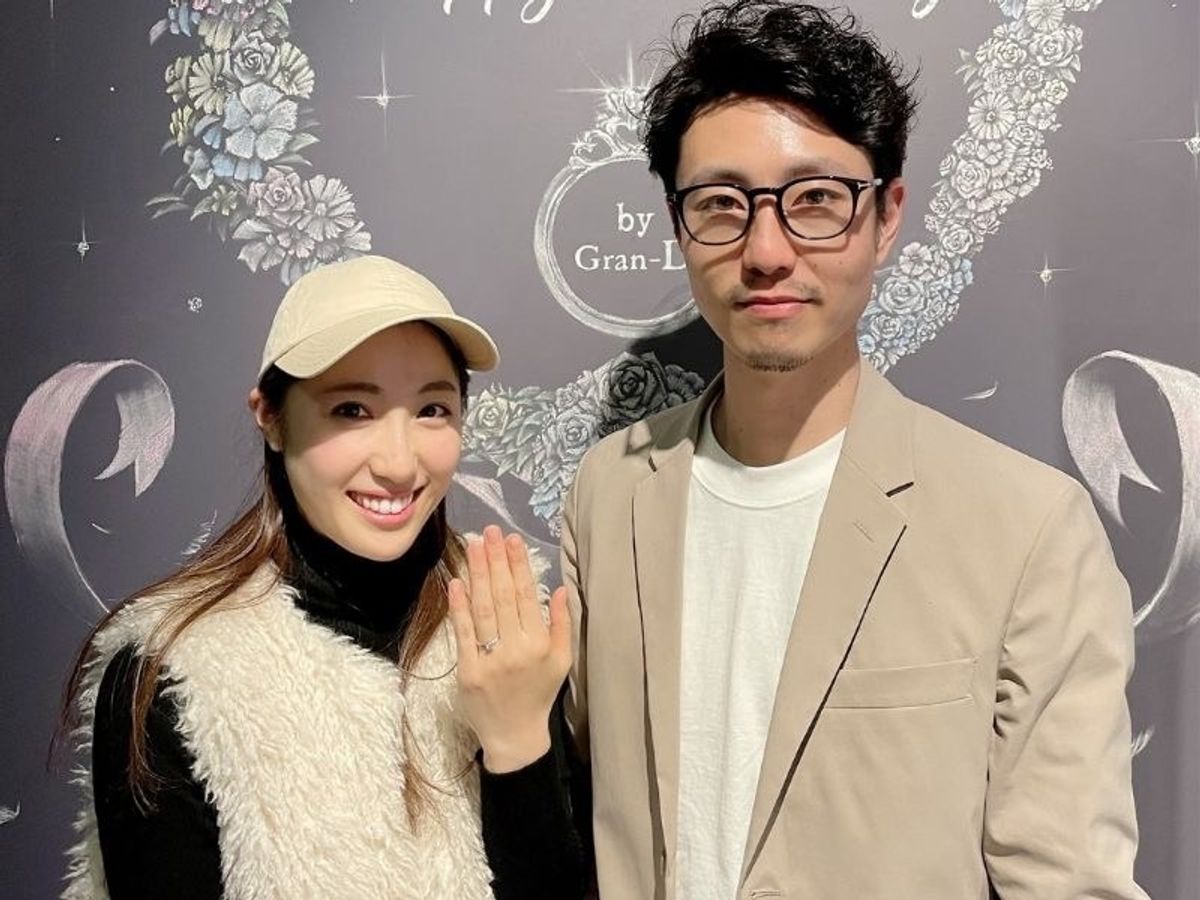 【A様カップル】ダイヤのような笑顔が素敵なおふたり♪Gran‐D(グランディー)｜Ringraph(リングラフ)