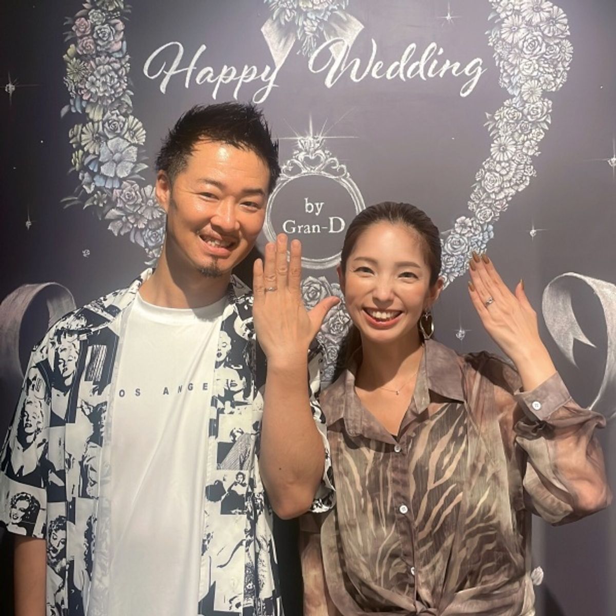 H様カップル【Gran‐D(グランディー)】思いやり溢れるおふたりだけのセット…｜ 結婚指輪・婚約指輪の口コミならRingraph