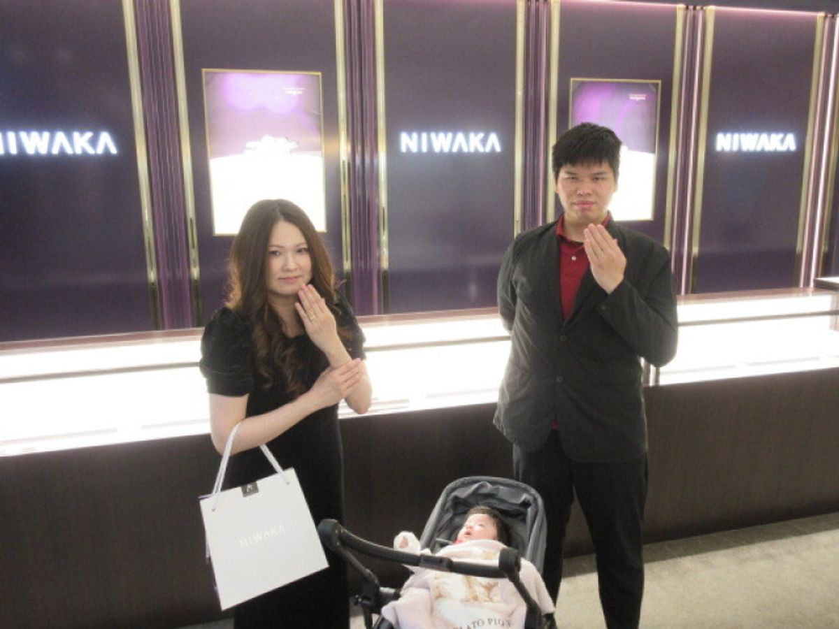 S様 ♡ M様【LOVEST(ラヴェスト)】上限の月 NIWAKA 【LOVEST】｜ 結婚指輪・婚約指輪の口コミならRingraph