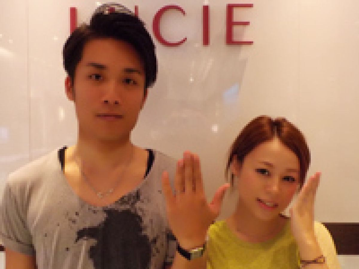 【てる様＆はる様】LUCIEのマリッジリングBROOCH(ブローチ)｜Ringraph(リングラフ)