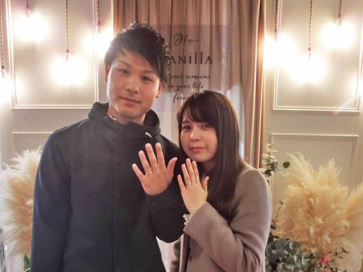 【T 様 M 様】楽しくて本当に幸せな指輪選びでした！VANillA(ヴァニラ)｜Ringraph(リングラフ)