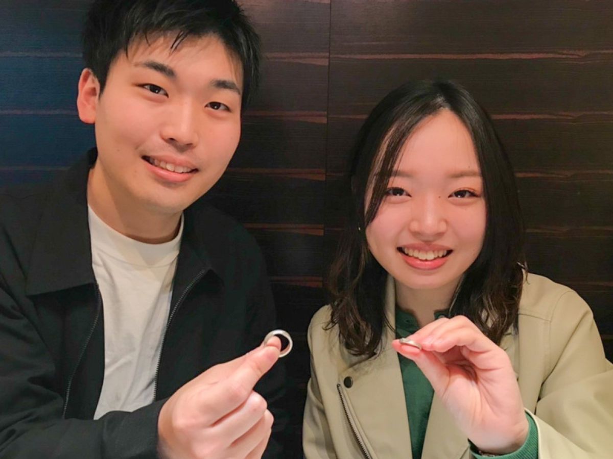 S様 M様【VANillA(ヴァニラ)】つながるカタチで出来上がったふたりだけの…｜ 結婚指輪・婚約指輪の口コミならRingraph