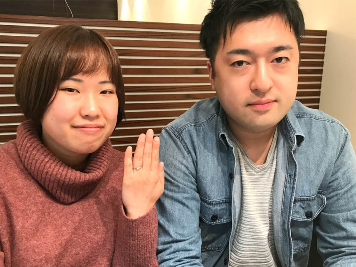 M様 M様【VANillA(ヴァニラ)】思いがけないプロポーズがとても嬉しくて、…｜ 結婚指輪・婚約指輪の口コミならRingraph