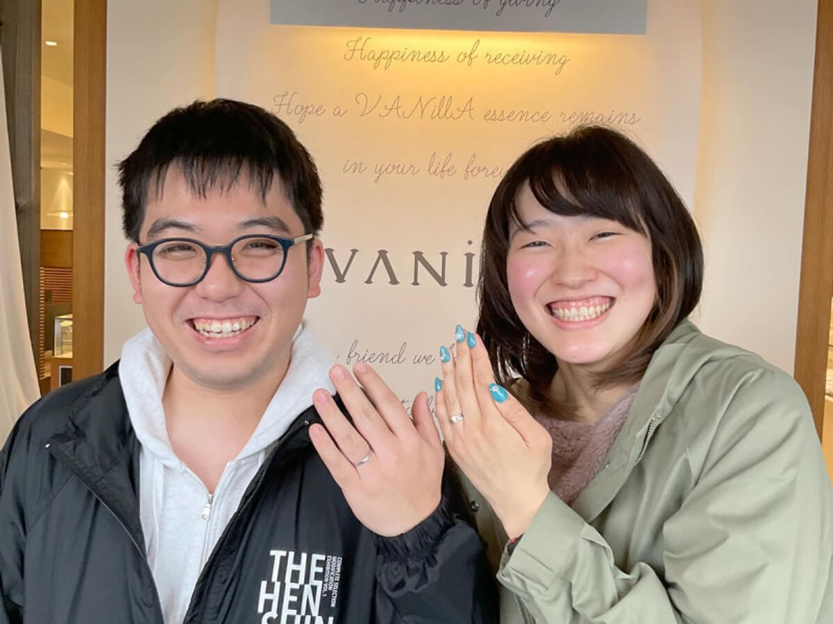 A様 S様【VANillA(ヴァニラ)】かなりじっくり選びましたが、しっかり対応…｜ 結婚指輪・婚約指輪の口コミならRingraph