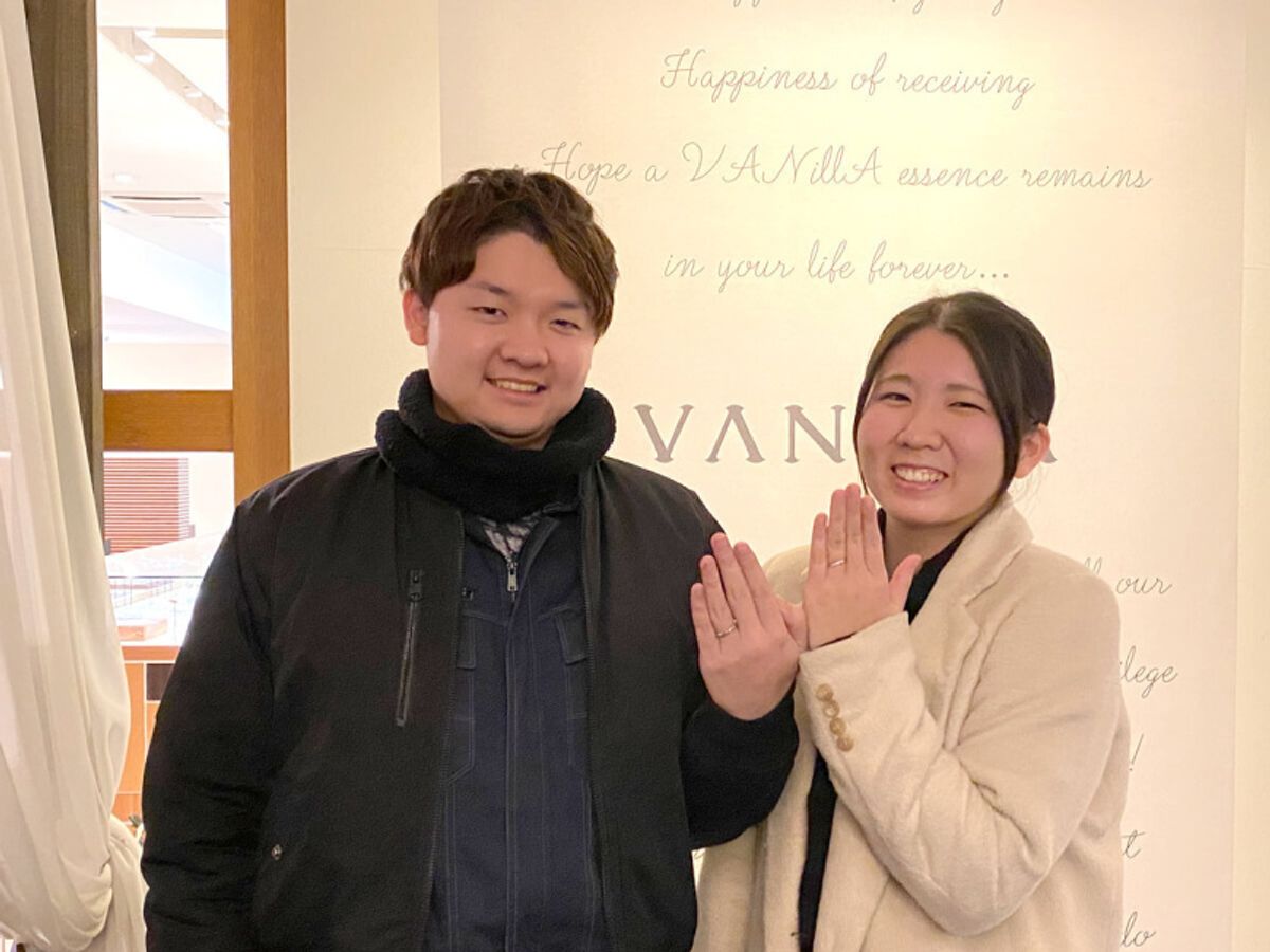 Y様 Y様【VANillA(ヴァニラ)】最高の結婚指輪に出会えて、とっても幸せで…｜ 結婚指輪・婚約指輪の口コミならRingraph