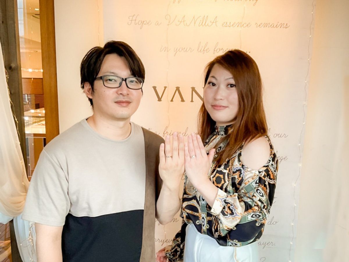 S様 Y様【VANillA(ヴァニラ)】とても丁寧に対応していただけました｜ 結婚指輪・婚約指輪の口コミならRingraph