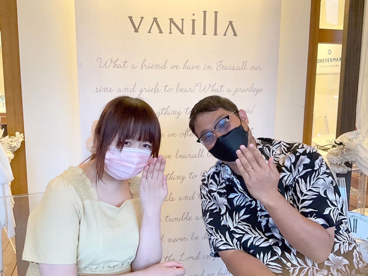 【Y様 A様】彼が似合うと言ってくれた指輪に決めましたVANillA(ヴァニラ)｜Ringraph