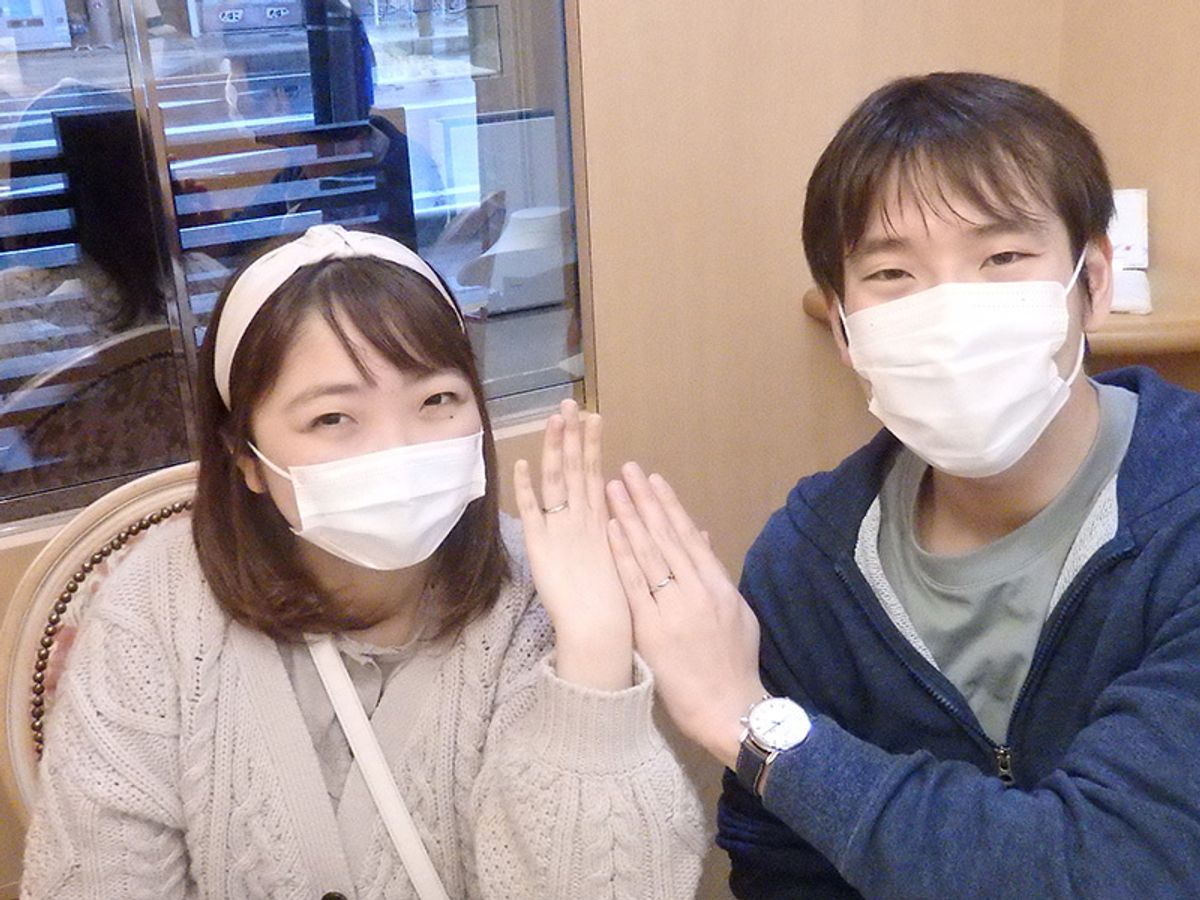 【M様カップル】私の親もSINDBADの結婚指輪SIND BAD(シンドバット)｜Ringraph(リングラフ)