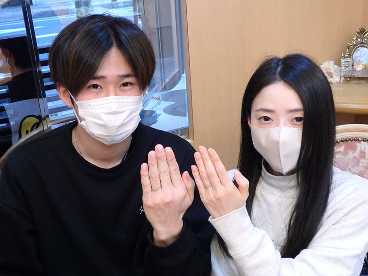 I様カップル【SIND BAD(シンドバット)】姉妹でシンドバットを選びました！｜ 結婚指輪・婚約指輪の口コミならRingraph