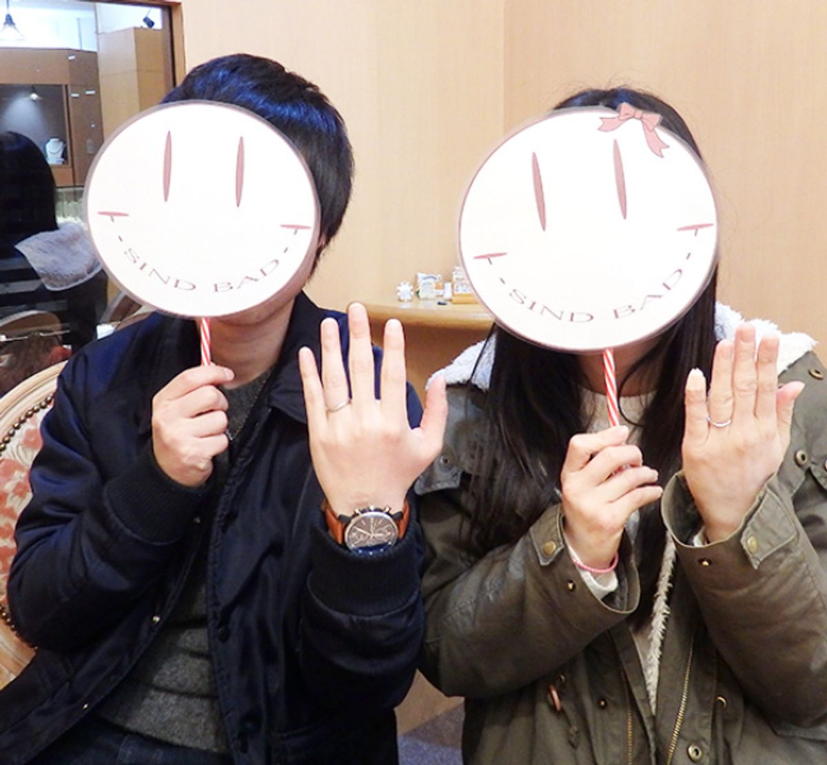 福島県 いわき市 H様カップル【SIND BAD(シンドバット)】ウェーブタイプの…｜ 結婚指輪・婚約指輪の口コミならRingraph