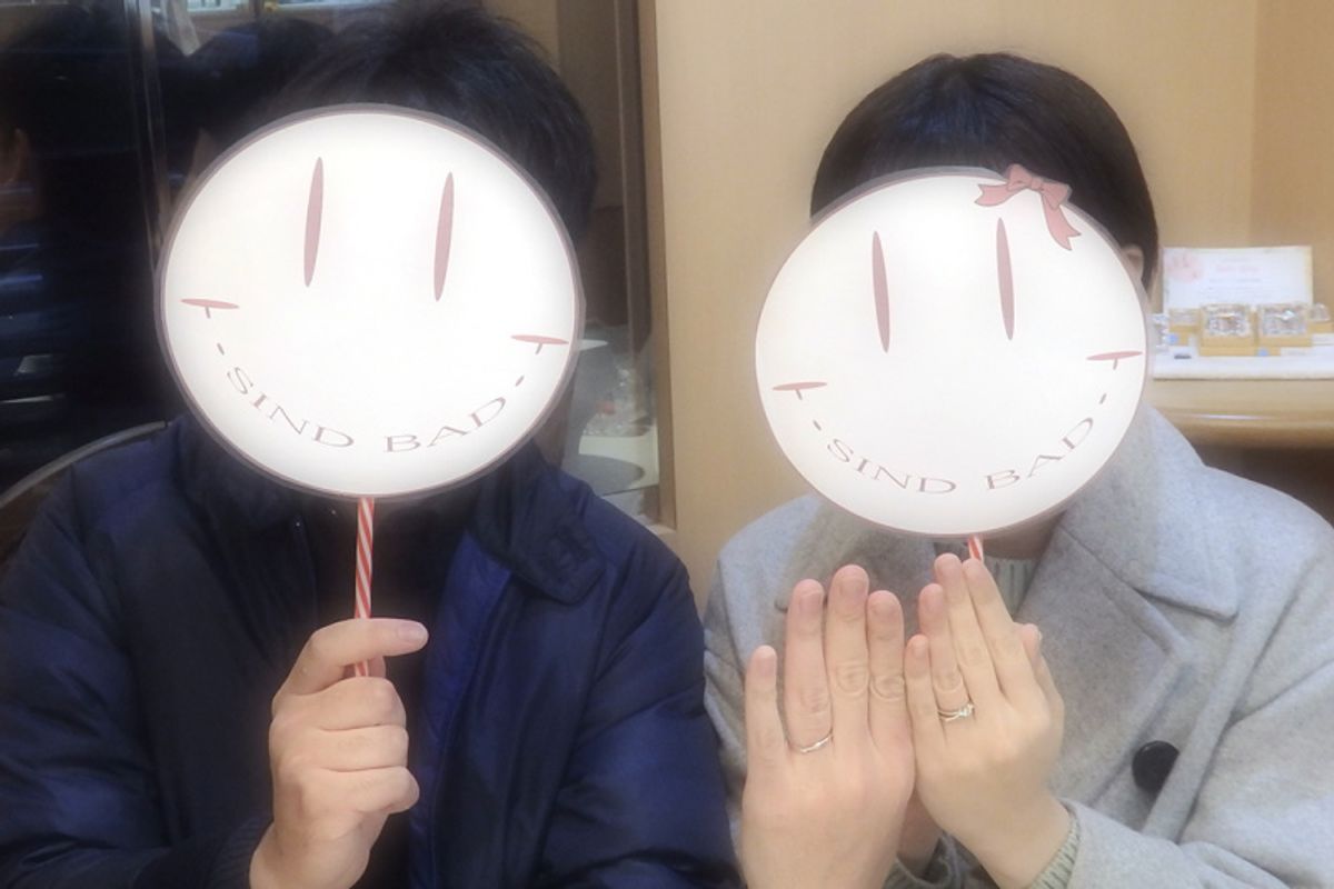 【S様カップル】コンセプトも含めて納得の指輪をSIND BAD(シンドバット)｜Ringraph(リングラフ)