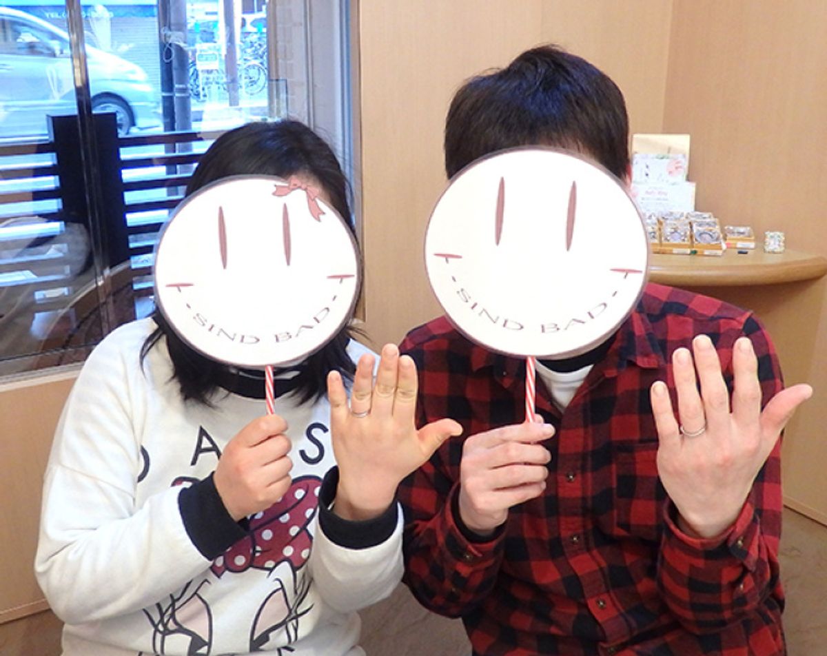 【福島県 二本松市 H様カップル】指輪にセットするダイヤの数をアレンジ…SIND BAD(シンドバット)｜Ringraph(リングラフ)