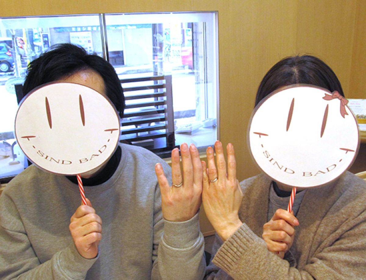 【K様カップル】好みが反映された結婚指輪SIND BAD(シンドバット)｜Ringraph(リングラフ)