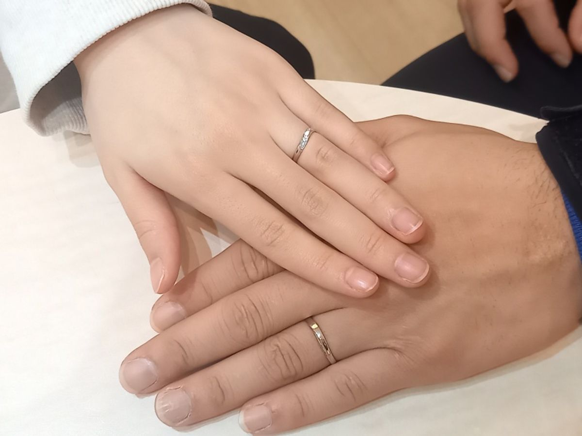 Sさま & Nさま【JEWEL SEVEN BRIDAL(ジュエルセブンブライダル)】ウェ…｜ 結婚指輪・婚約指輪の口コミならRingraph