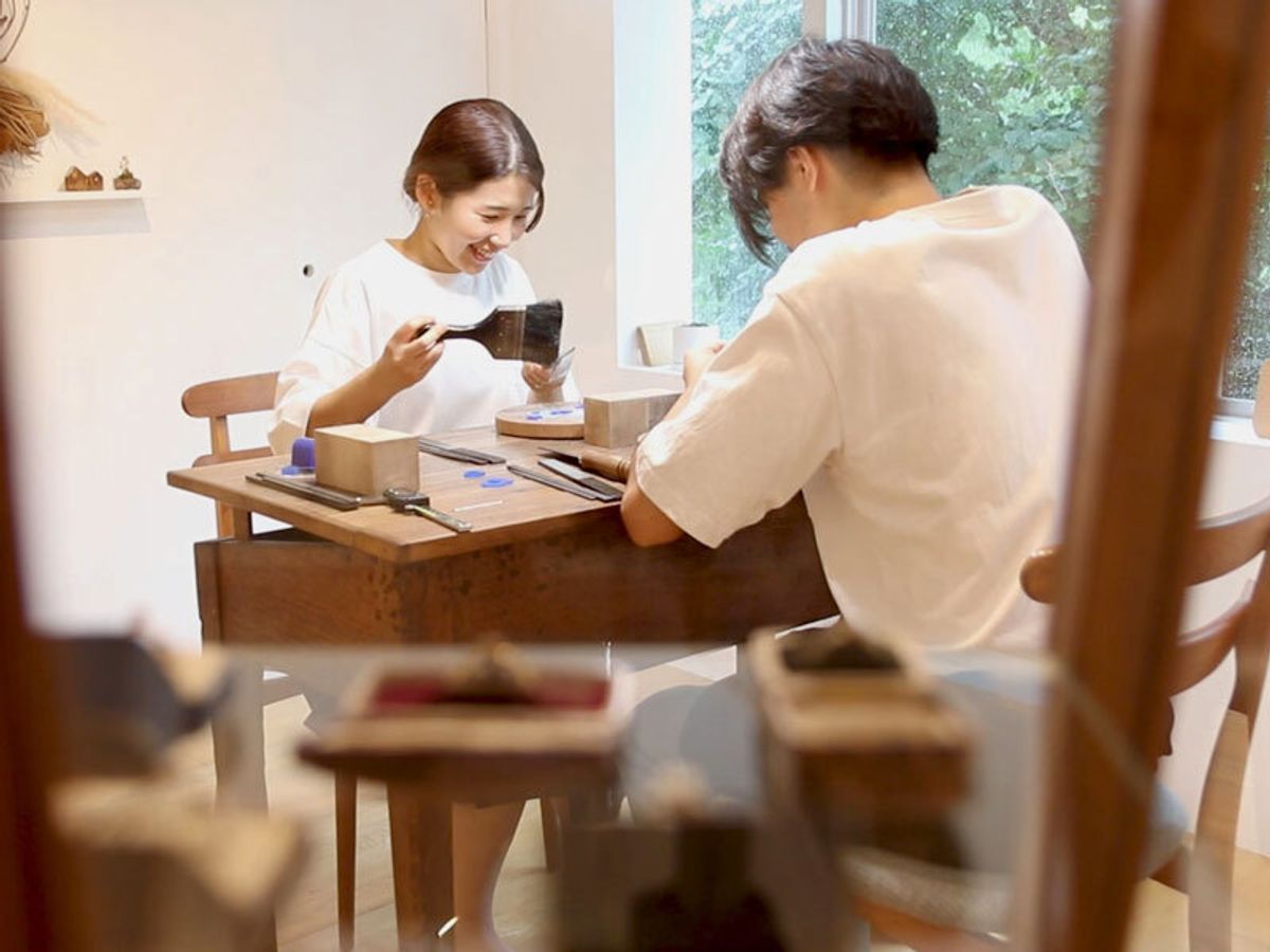 K様 & S様【uchimari(ウチマリ)】手のあたたかみが感じられるような…｜ 結婚指輪・婚約指輪の口コミならRingraph