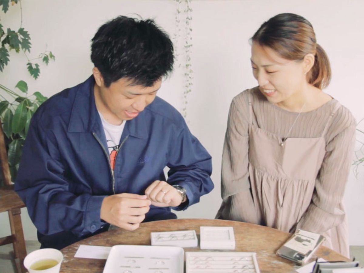 【Y様 & Y様】優しい空間のなかで作られた結婚指輪uchimari(ウチマリ)｜Ringraph