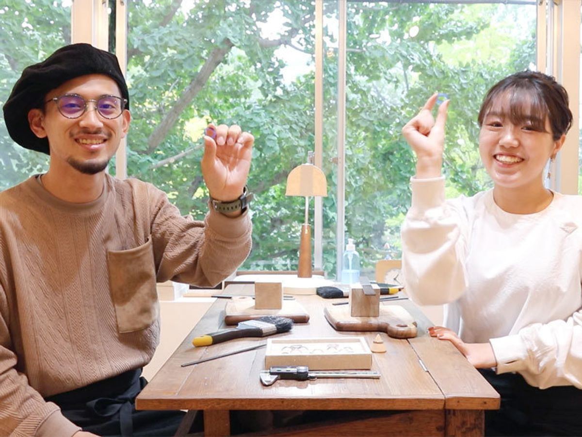 【T様 & M様】とても楽しく指輪が制作でき、すでに愛着がわいていますuchimari(ウチマリ)｜Ringraph(リングラフ)