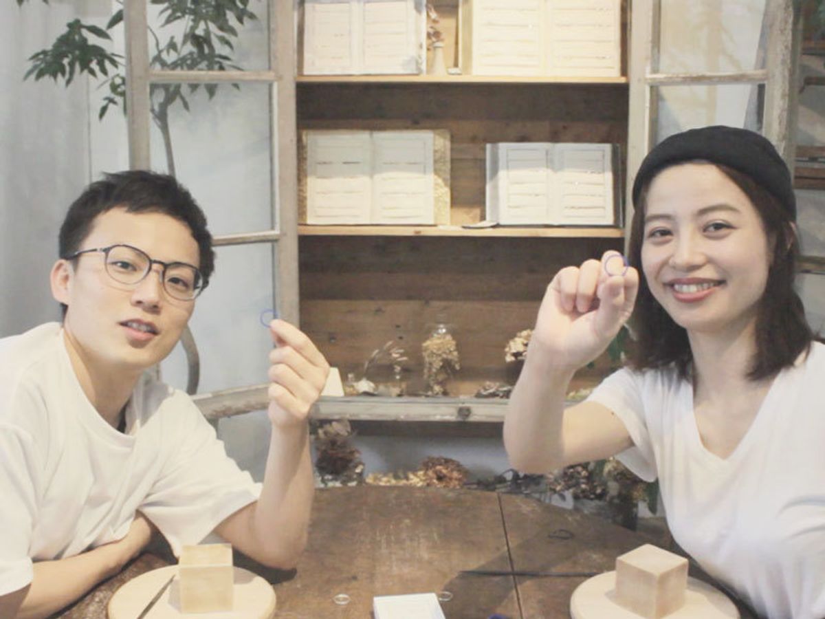 H様 & M様【uchimari(ウチマリ)】たくさんのアイデアが詰まった結婚指…｜ 結婚指輪・婚約指輪の口コミならRingraph