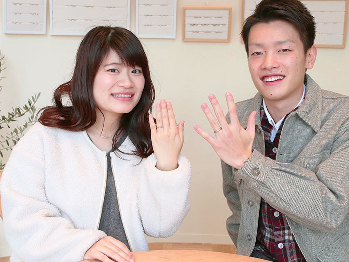 【Y様 & K様】おふたりにしか作り出せない、特別な結婚指輪にuchimari(ウチマリ)｜Ringraph(リングラフ)