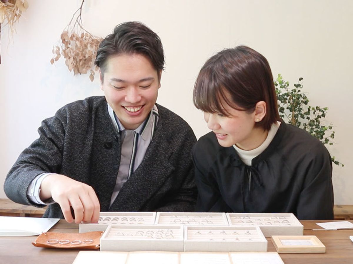 【Y様 & A様】幸せがあふれる指輪作りの時間uchimari(ウチマリ)｜Ringraph(リングラフ)