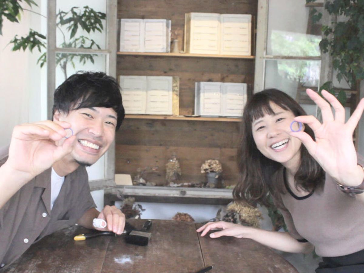 M様 & S様【uchimari(ウチマリ)】大切な想いを伝えながら完成した結…｜ 結婚指輪・婚約指輪の口コミならRingraph