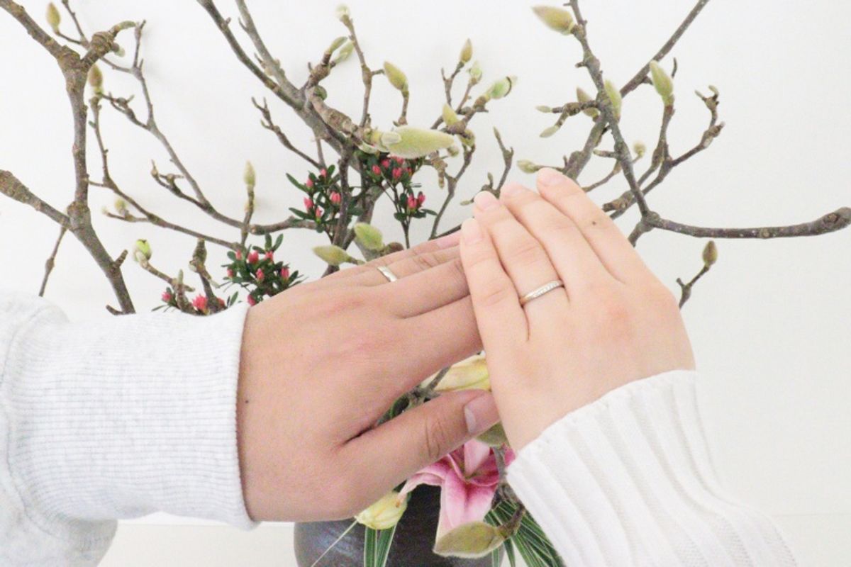 Hさん、Mさん【出雲結(いずもゆい)】どれも魅力的で｜ 結婚指輪・婚約指輪の口コミならRingraph