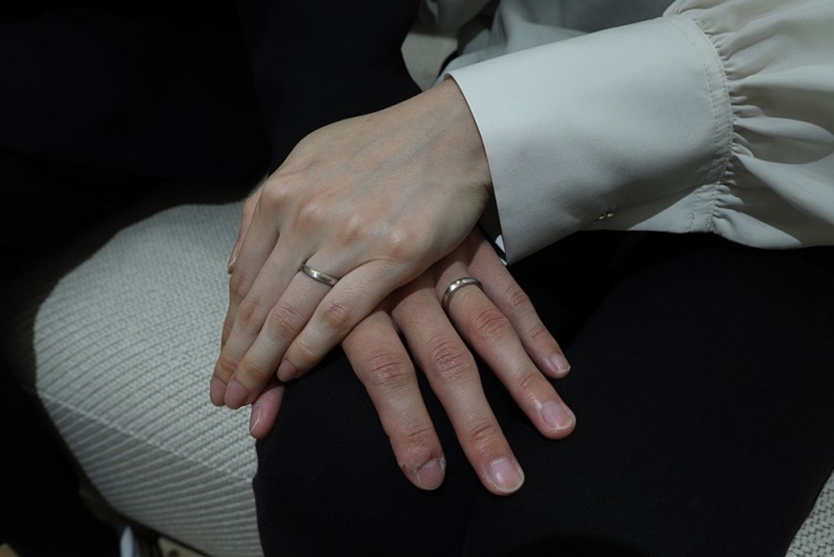 Mさん、Tさん【出雲結(いずもゆい)】インターネットで見かけて｜ 結婚指輪・婚約指輪の口コミならRingraph