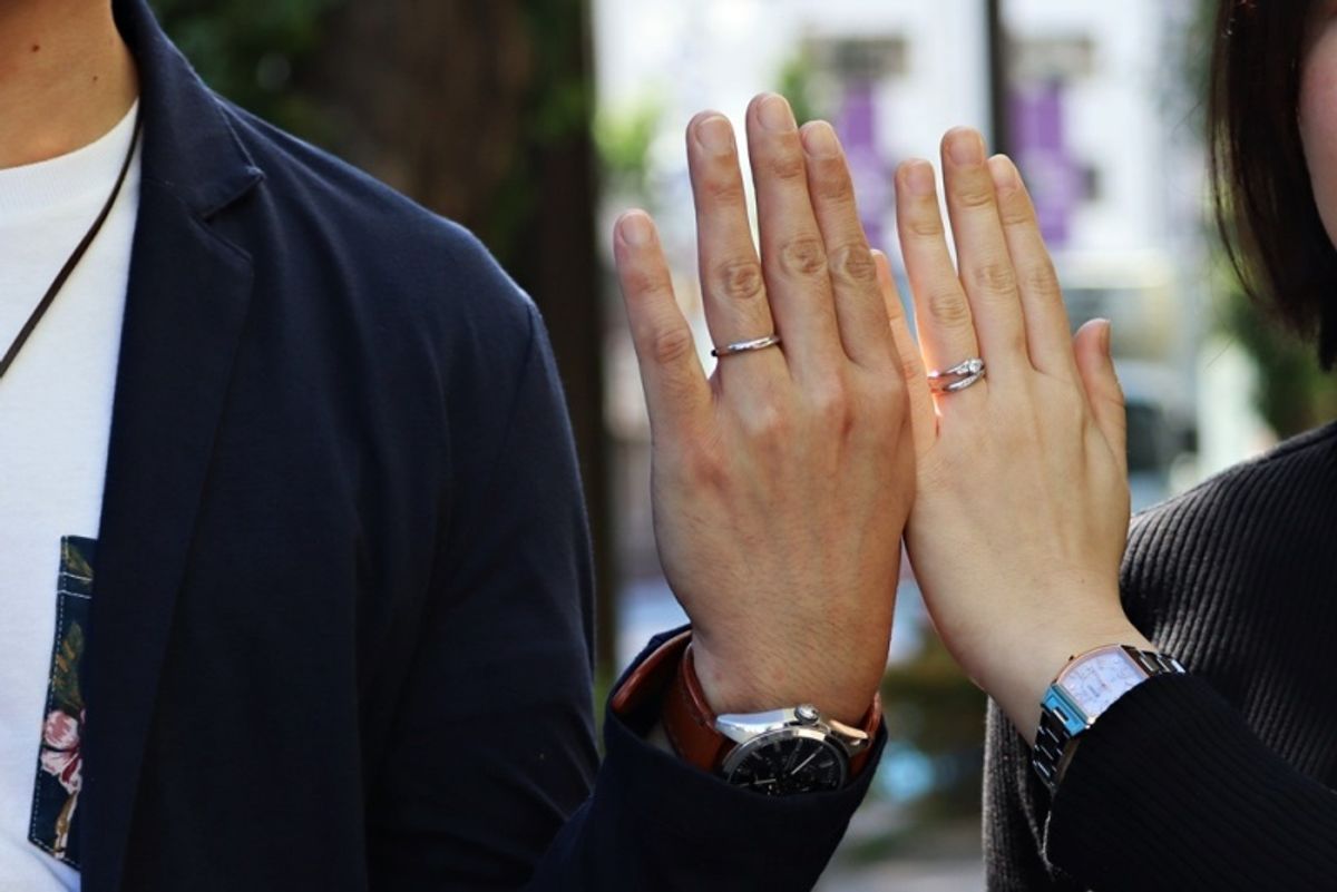 【Mさん、Yさん】おふたりのペースで出雲結(いずもゆい)｜Ringraph(リングラフ)