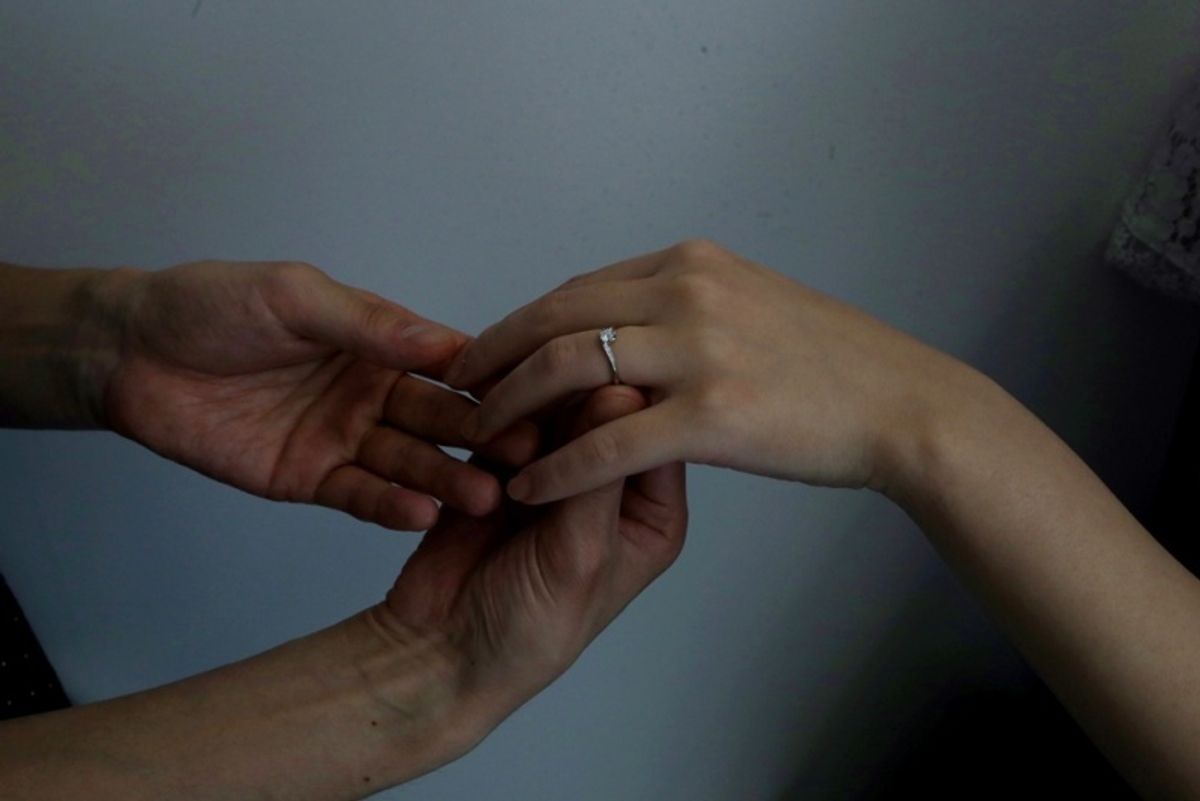 Sさん、Kさん【出雲結(いずもゆい)】安心した指輪選び｜ 結婚指輪・婚約指輪の口コミならRingraph