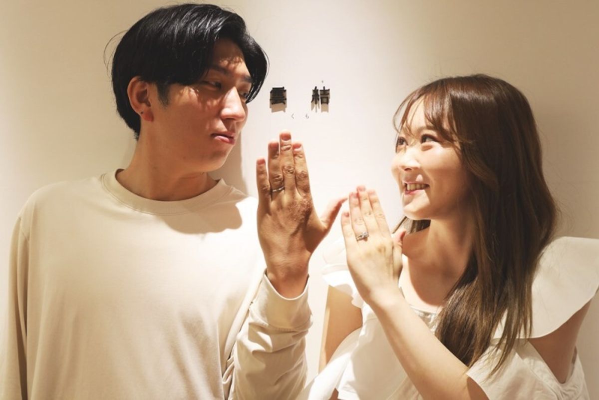 Tさん、Aさん【出雲結(いずもゆい)】たまたま『見学してみよう！』と｜ 結婚指輪・婚約指輪の口コミならRingraph