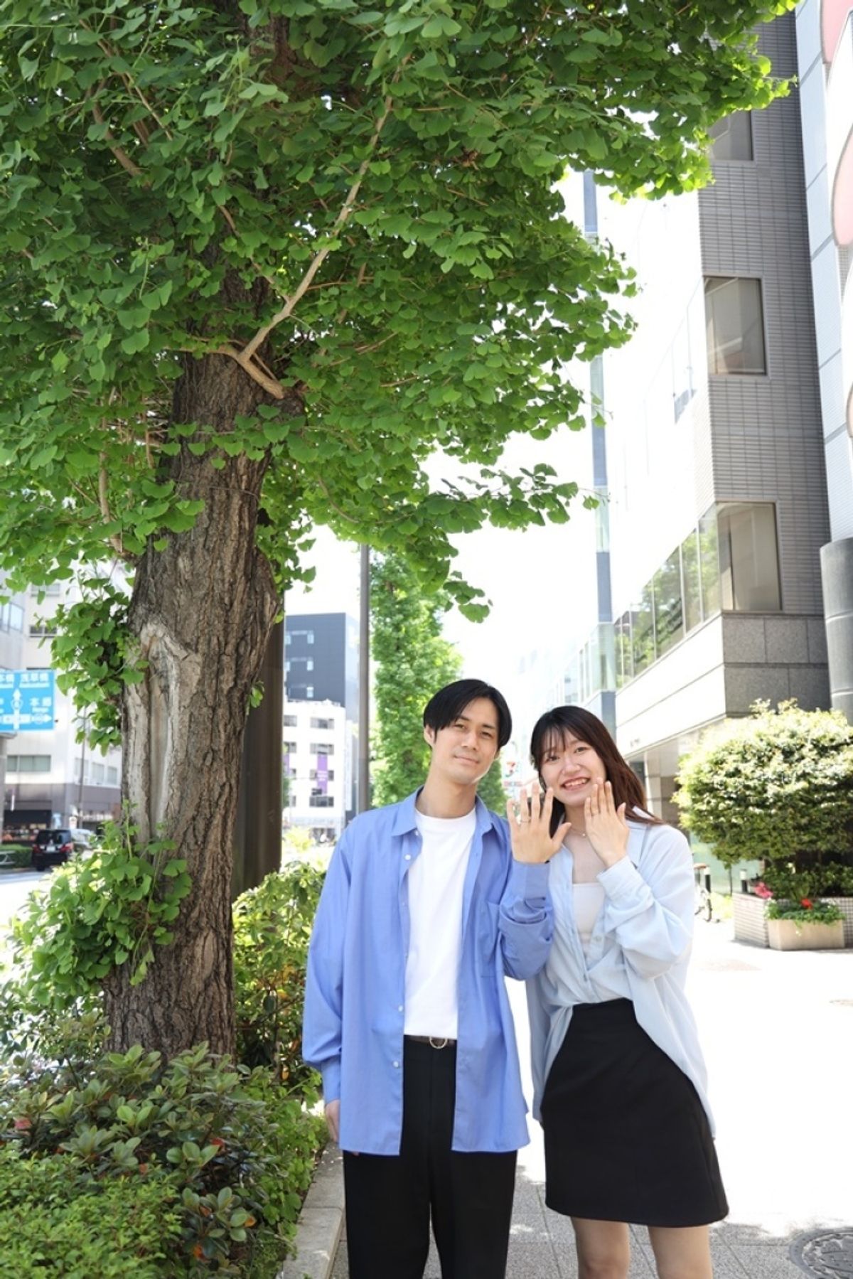 Yさん、Aさん【出雲結(いずもゆい)】希望に寄り添って｜ 結婚指輪・婚約指輪の口コミならRingraph