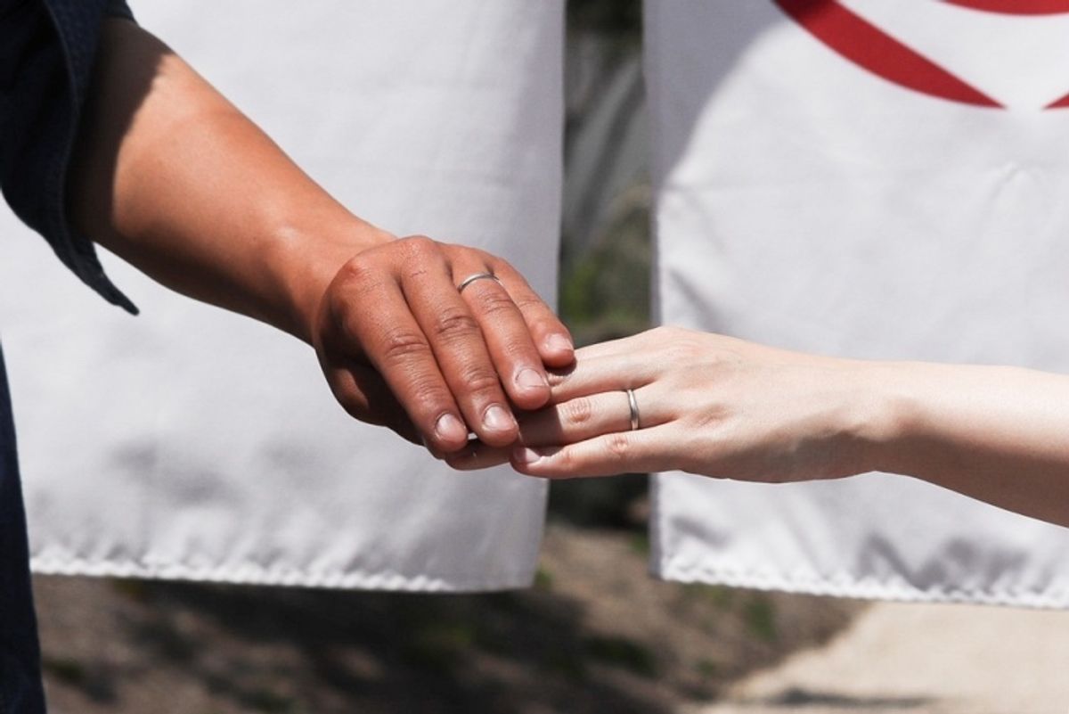 Tさん、Hさん【出雲結(いずもゆい)】指輪から出雲を感じる｜ 結婚指輪・婚約指輪の口コミならRingraph