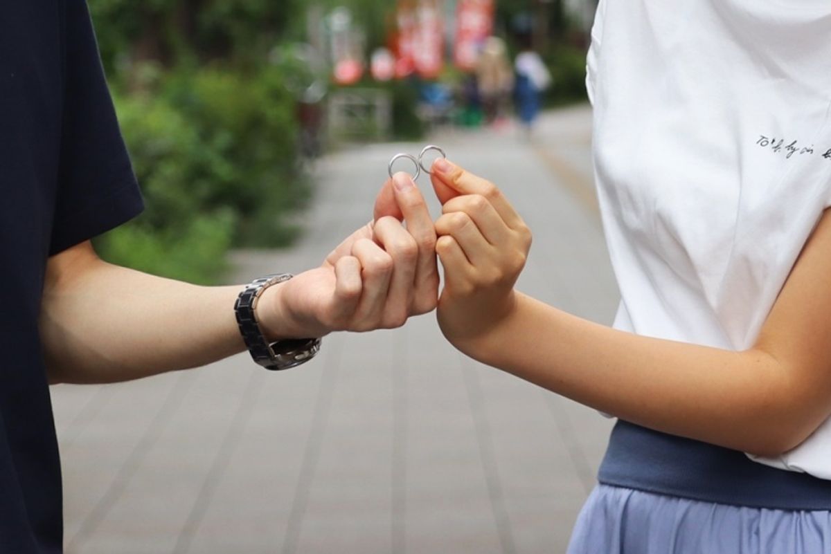 Nさん、Sさん【出雲結(いずもゆい)】繋がりを感じられる｜ 結婚指輪・婚約指輪の口コミならRingraph