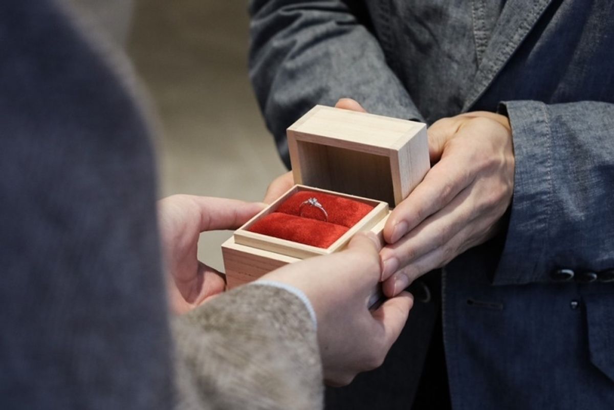 Tさん、Kさん【出雲結(いずもゆい)】出会いの場所｜ 結婚指輪・婚約指輪の口コミならRingraph