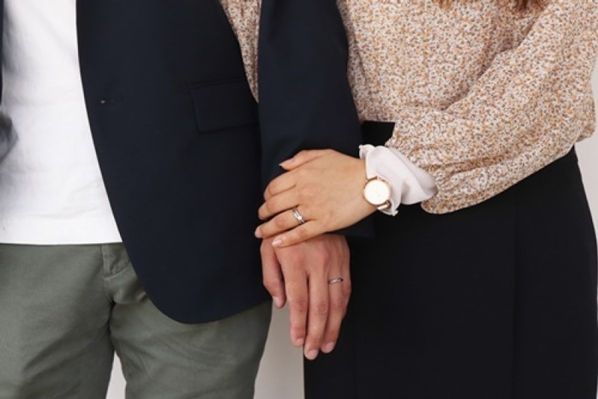 Tさん、Hさん【出雲結(いずもゆい)】生まれ育った島根に｜ 結婚指輪・婚約指輪の口コミならRingraph