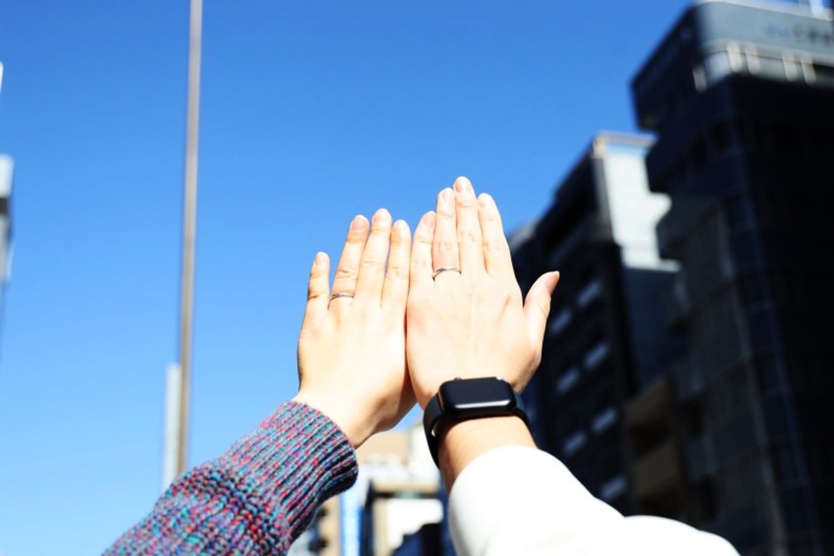 Kさん、Nさん【出雲結(いずもゆい)】ステキな指輪｜ 結婚指輪・婚約指輪の口コミならRingraph