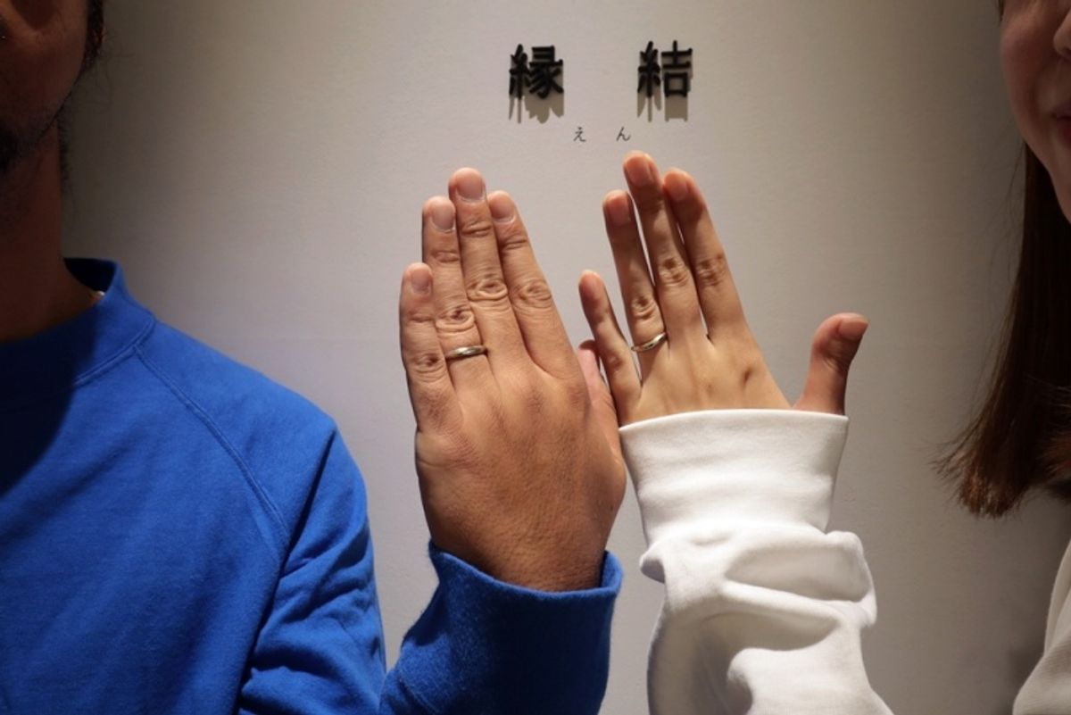 Tさん、Mさん【出雲結(いずもゆい)】ずっと気になっていて、即決！｜ 結婚指輪・婚約指輪の口コミならRingraph