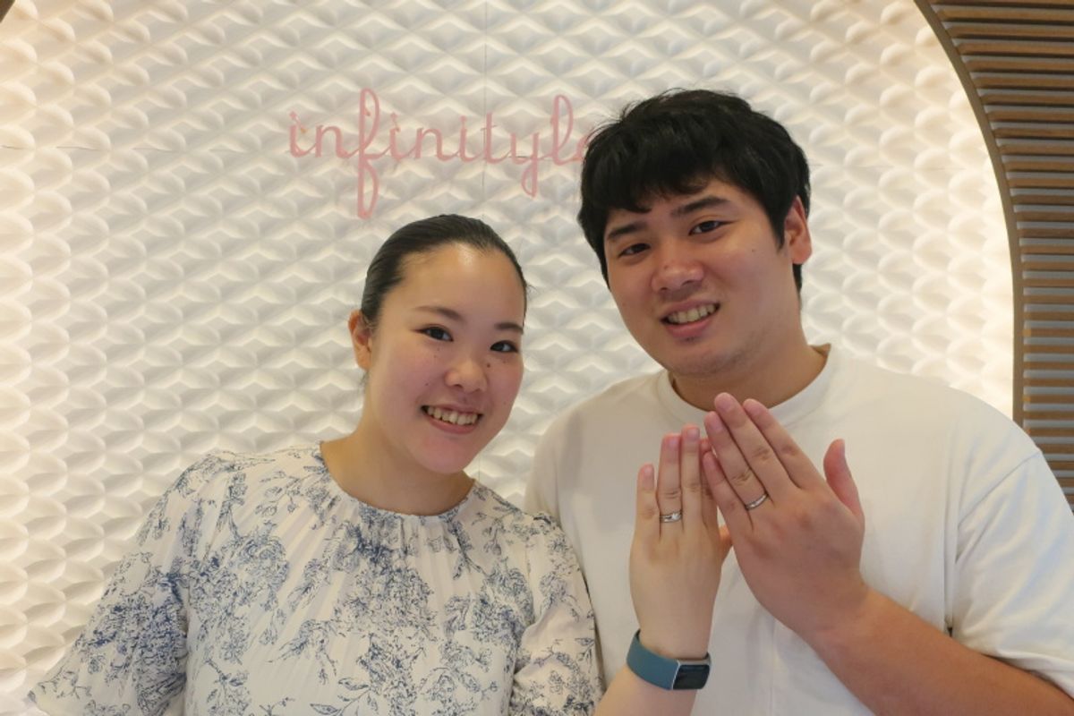 T.H様♥K.K様【BRIDGE ANTWERP BRILLIANT GALLERY(ブリッジ・アント…｜ 結婚指輪・婚約指輪の口コミならRingraph