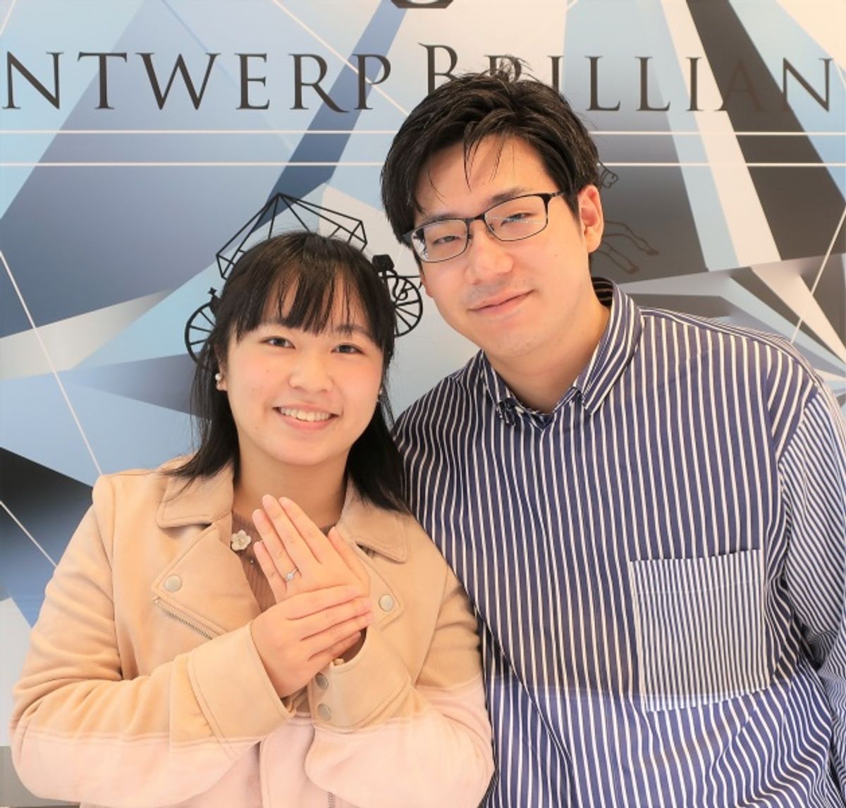 【T.K様♥ R.F様】キラキラ輝くダイヤモンドラインのデザインがお気…BRIDGE ANTWERP BRILLIANT GALLERY(ブリッジ・アントワープ・ブリリアント・ギャラリー ...