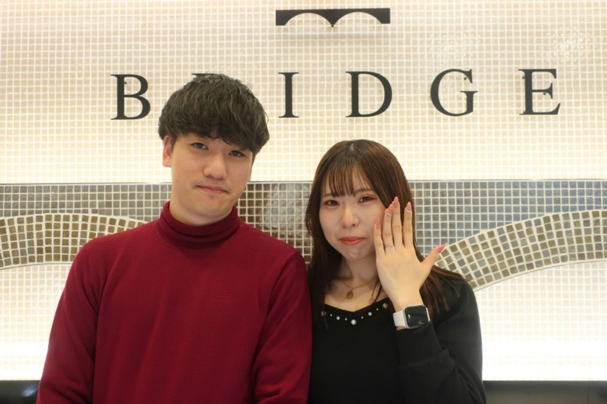 T様♥ S様【BRIDGE ANTWERP BRILLIANT GALLERY(ブリッジ・アントワ…｜ 結婚指輪・婚約指輪の口コミならRingraph