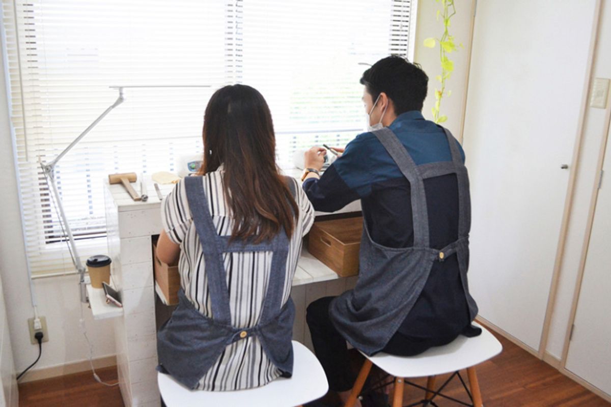 【K様ご夫妻】こちらで自分たちの手で指輪を作成したように今後の人生も二…湘南彫金工房 andfuse｜Ringraph(リングラフ)