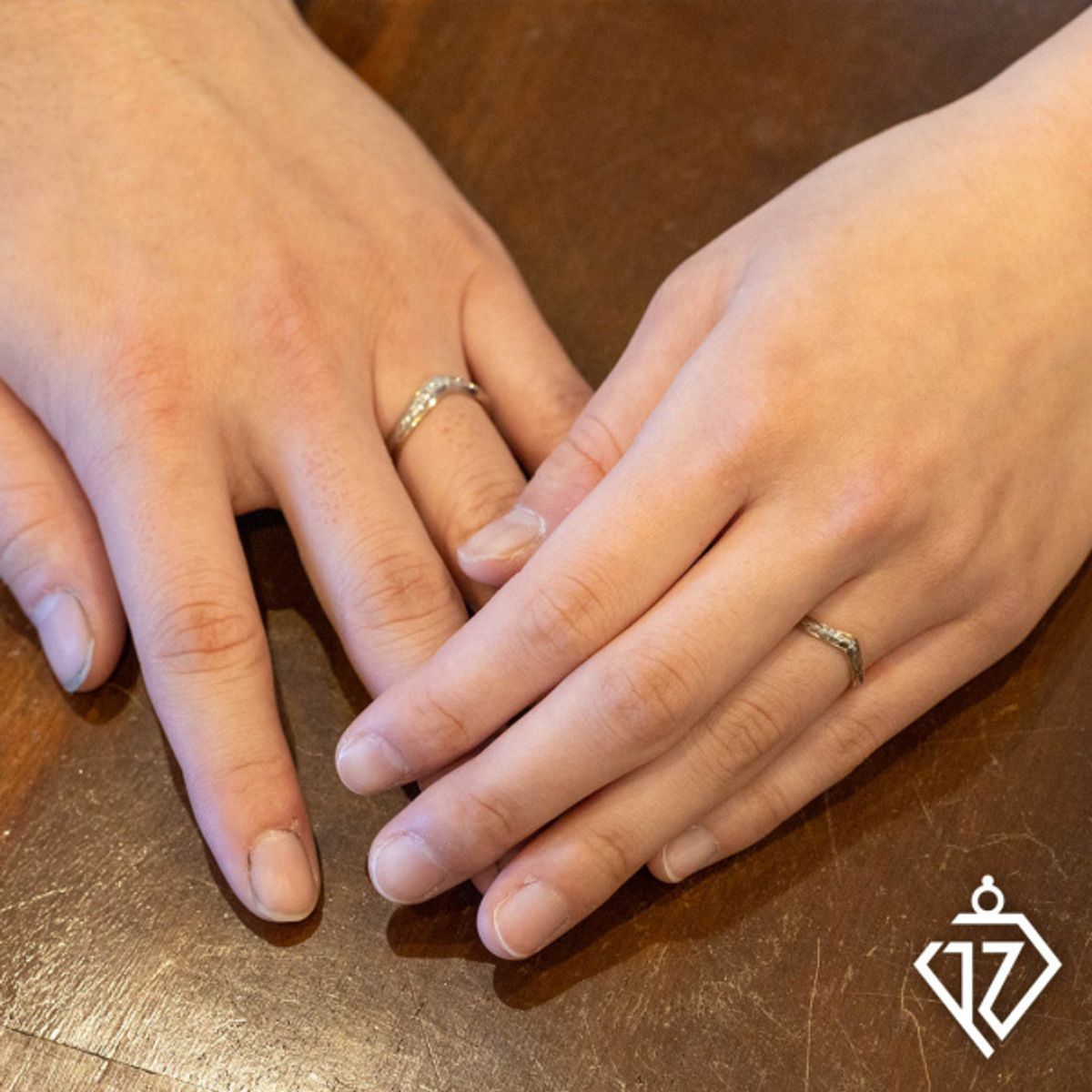 【Yご夫妻】V字コンビリングジュエリー工房 YAMAMOTO｜Ringraph